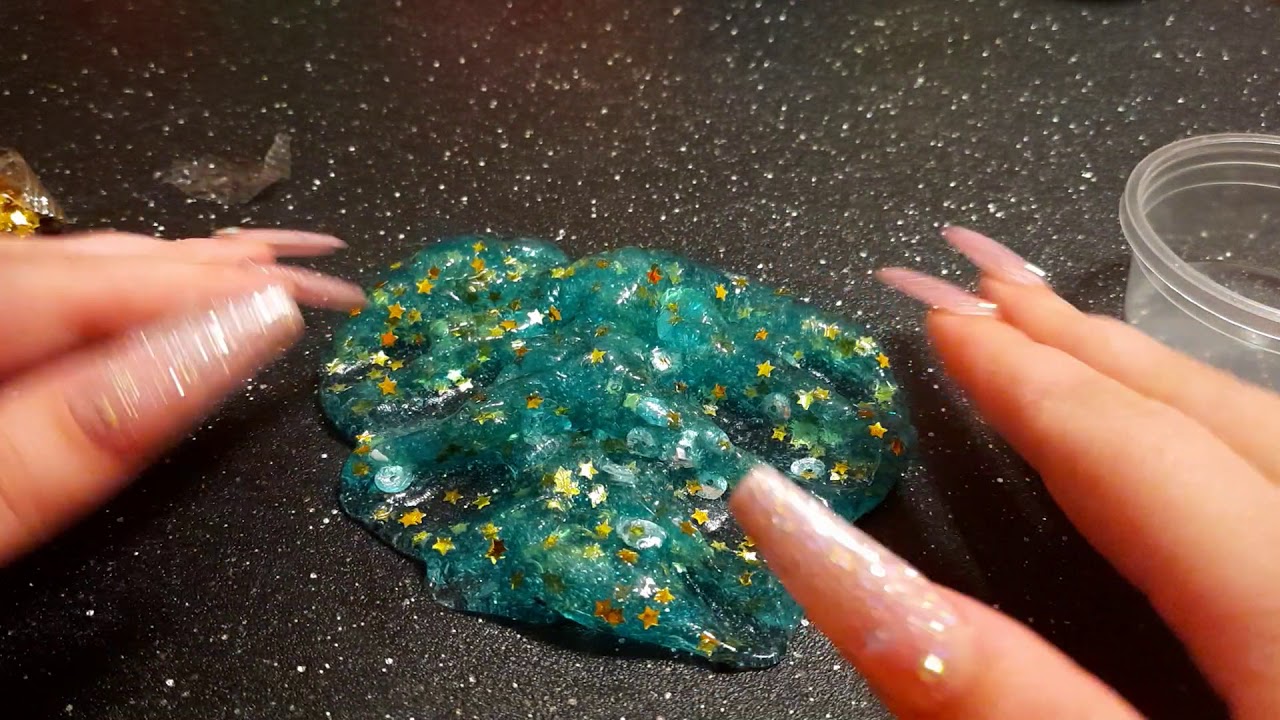 blue star slime - YouTube