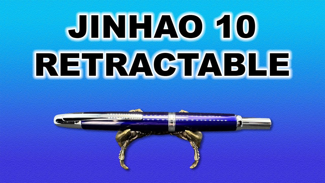 Jinhao 10 Retractable Fountain Pen Unboxing - YouTube