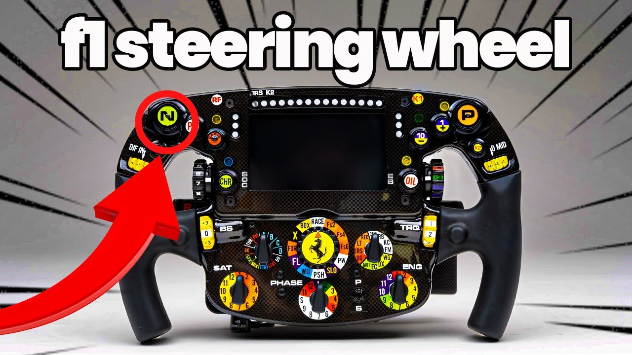 How an f1 steering wheel works - YouTube