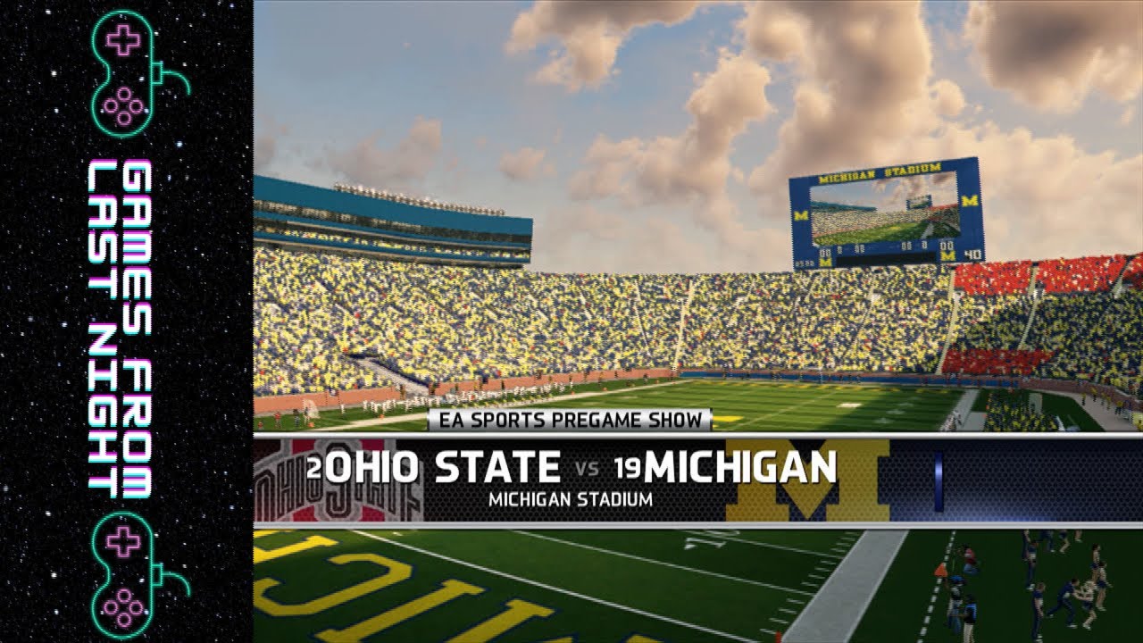 Ohio State vs Michigan | Week 14 | 2025 Simulated Season | NCAA CFB ...