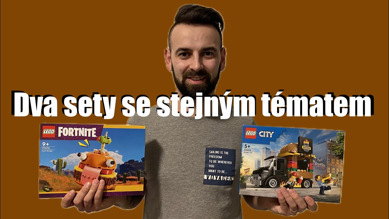 LEGO | 77070 Durrr Burger a 60404 Burger Van - dva sety stejné téma ...