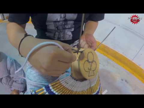 How to Set Up Mens Fancy Dance Bustles