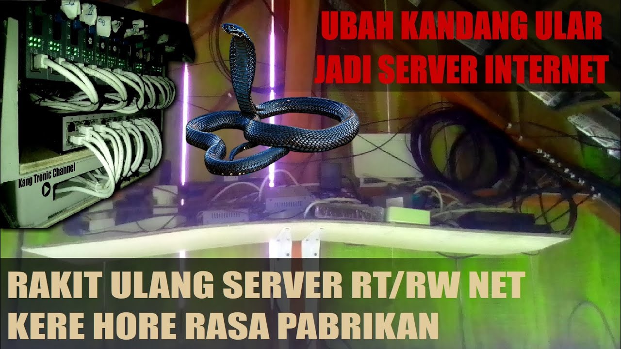 Server RT RW Net Kerehore rasa Server Google - YouTube