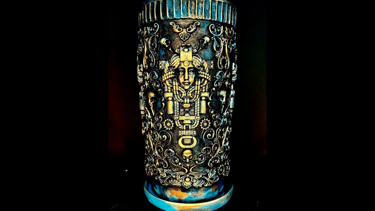 Step by Step: How I redesigned this simple clay Wine Cooler | DIY ...