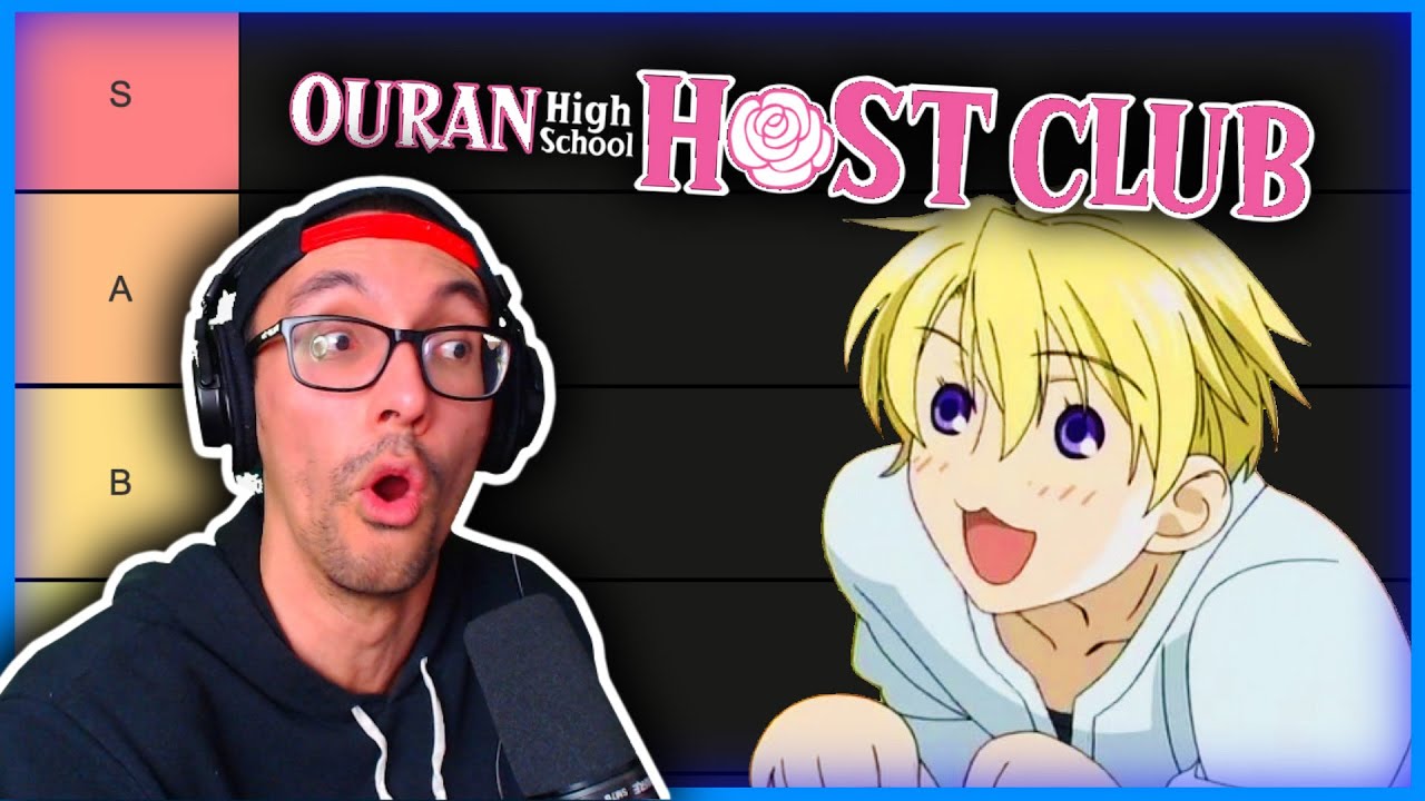 Ouran High School Host Club Character Tier List (pt 1) - YouTube