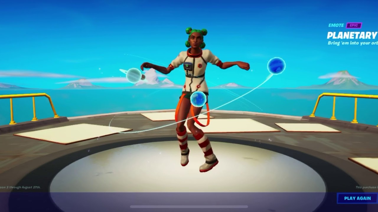 Fortnite Chapter 2 Season 3 *NEW* Planetary Vibe Emote # ...