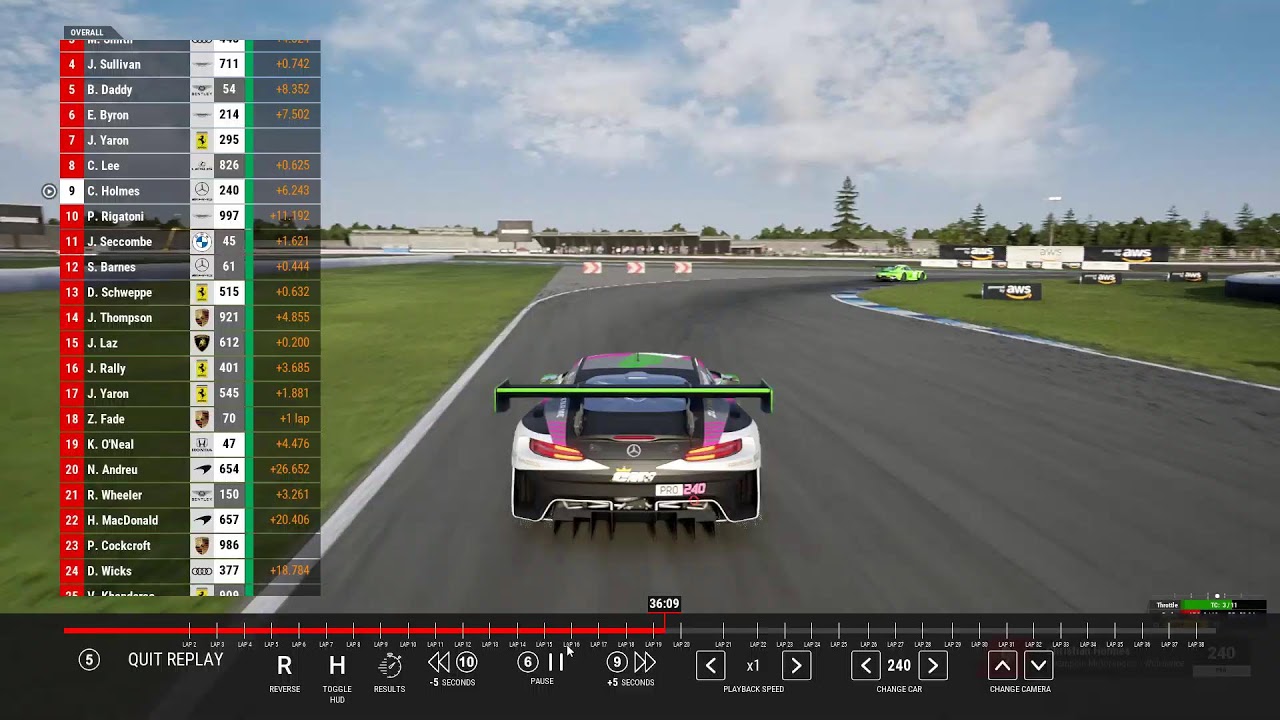 SRA GT3 Team Series S10: Round 4 - Indianapolis - YouTube
