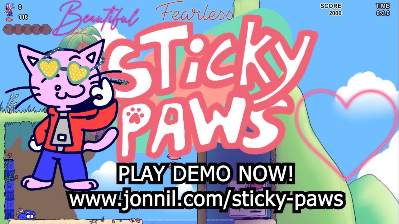 Sticky Paws So much Fun !!! - YouTube