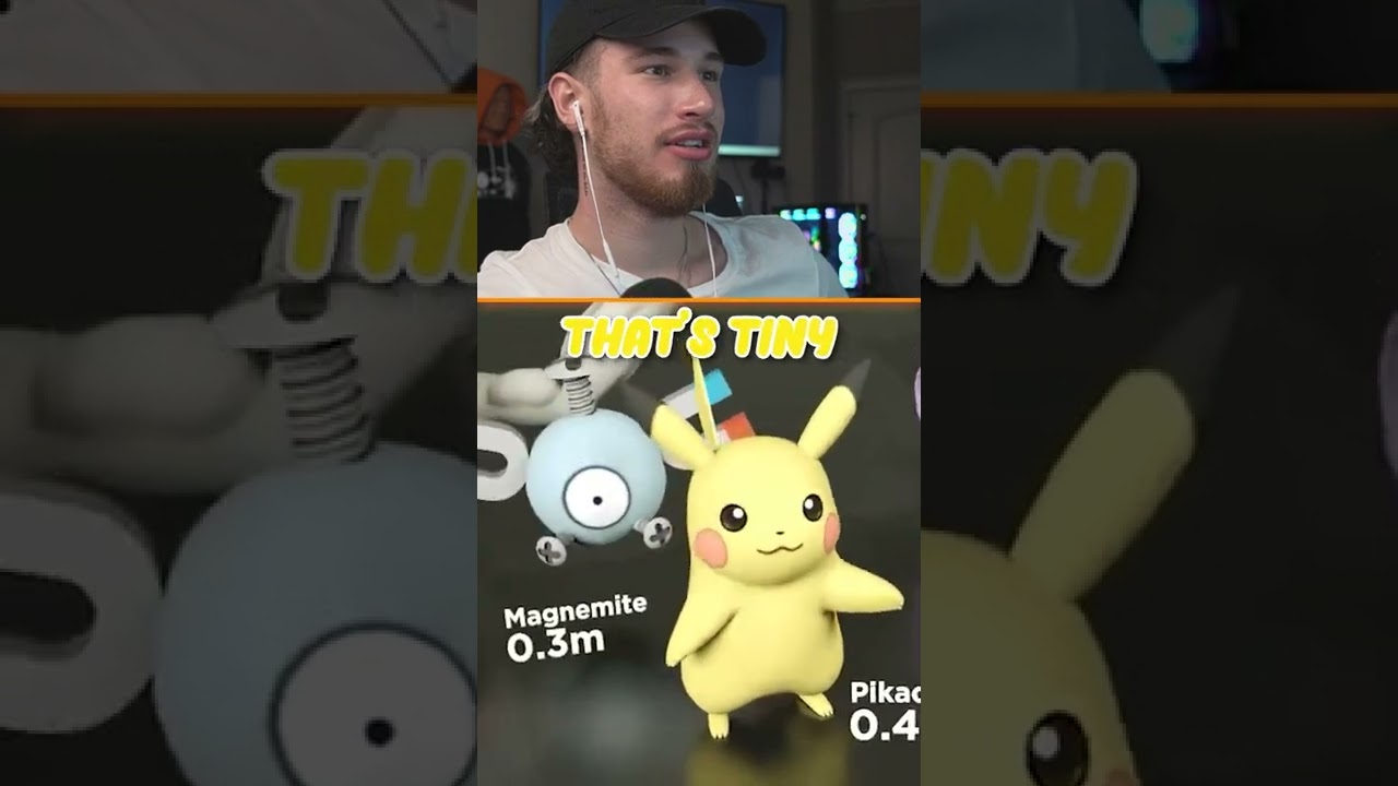 I found out how big Pokémon are IN REAL LIFE 😳 #shorts - YouTube