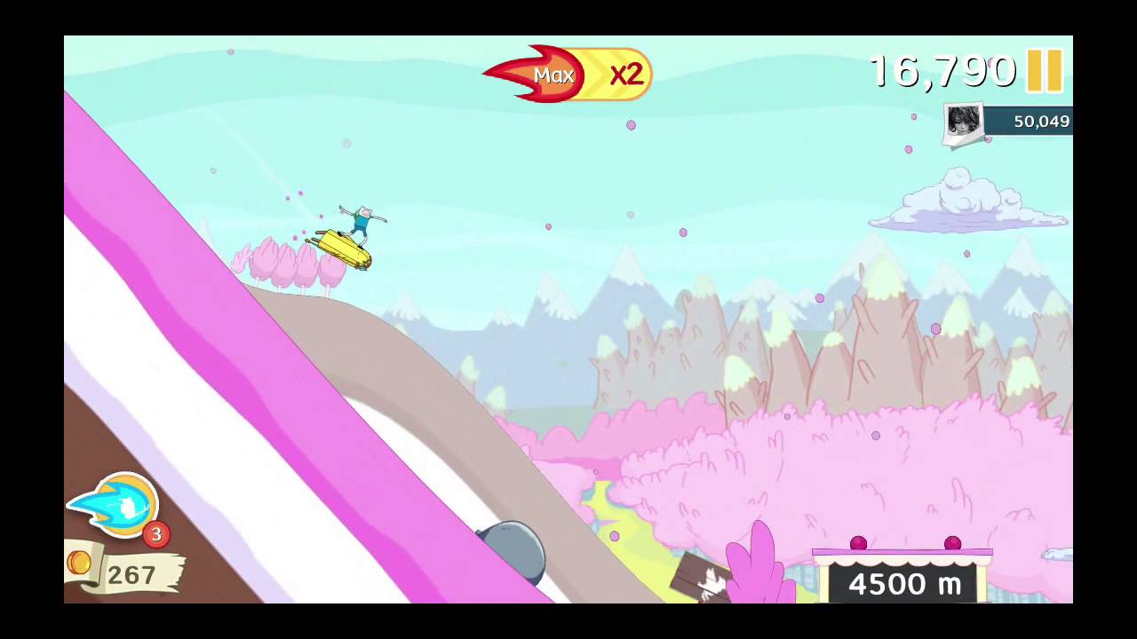 Ski Safari: Adventure Time HD Gameplay Part 2 [iOS] - YouTube