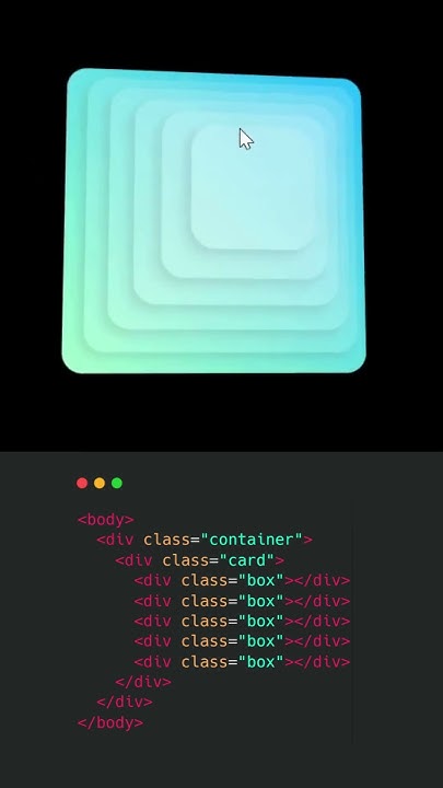 3d Tilt Effect Css Animation Html Css Js Html Css Javascript Webdevelopment Youtube