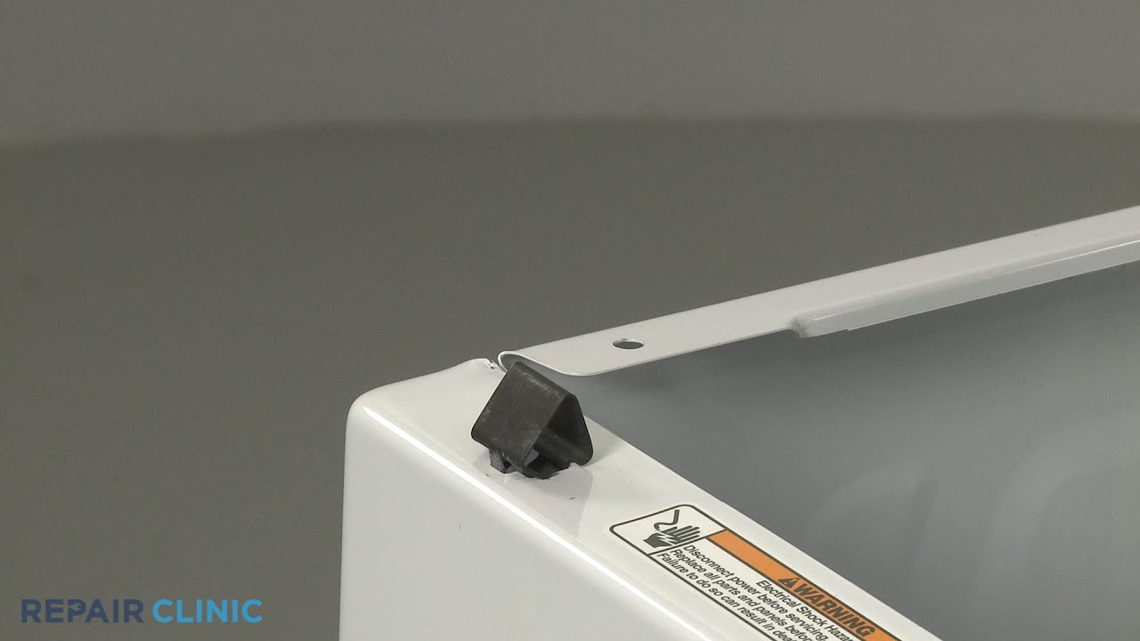 Whirlpool Gas Dryer Main Top Clip Replacement WP8066092 - YouTube