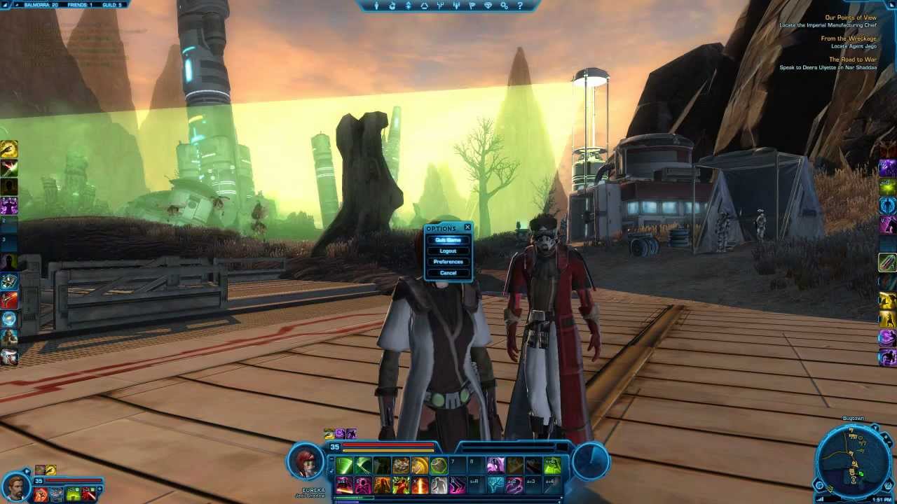 SWTOR Bug: Character Hair & Helmet Item - YouTube