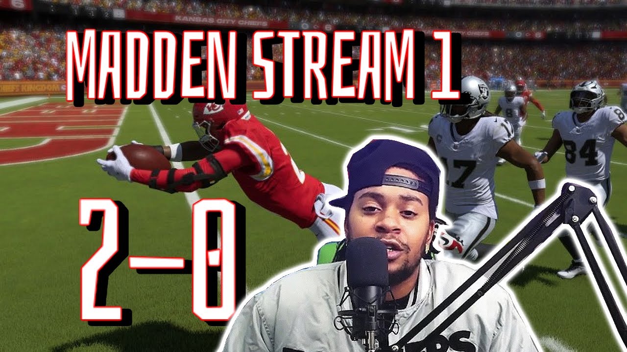 1st Madden Stream WE WENT 2-0! - YouTube