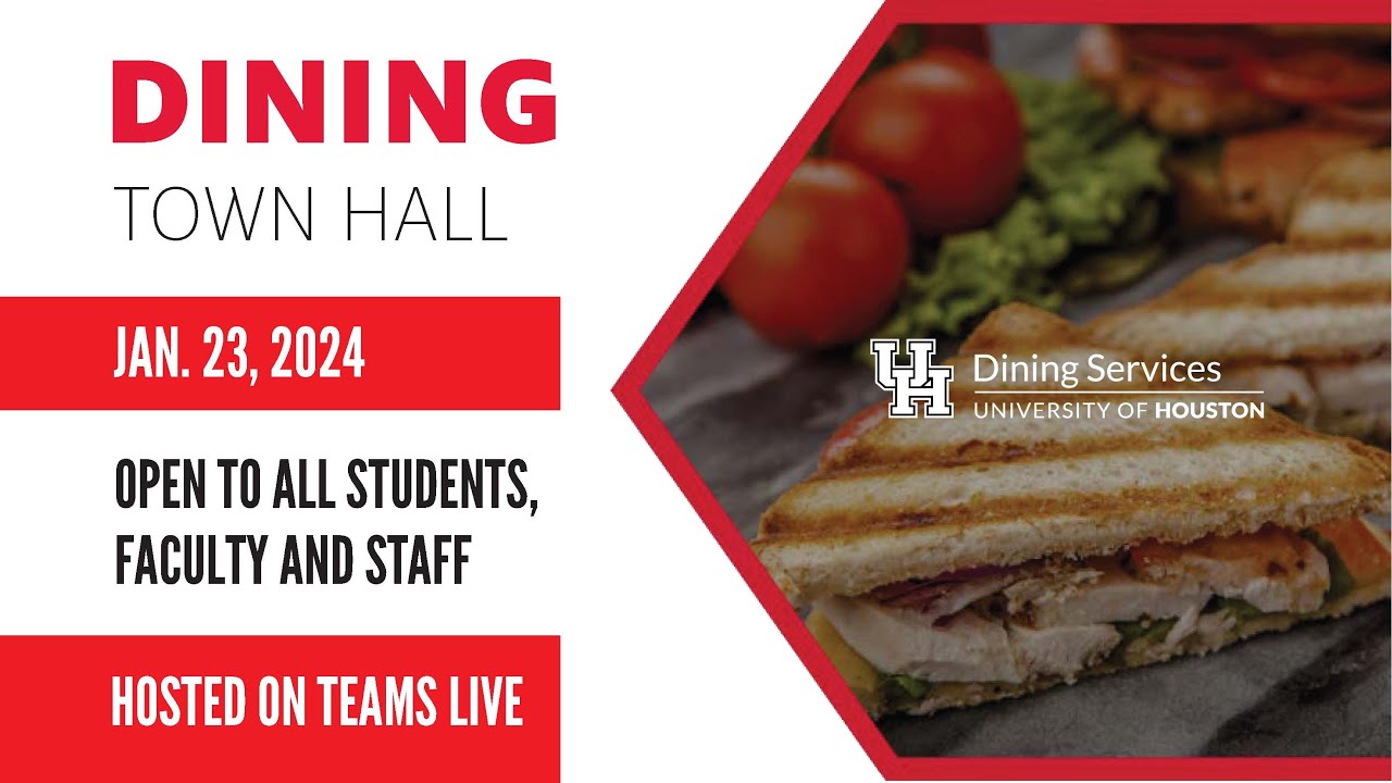 University of Houston - Dining Services Town Hall - Spring '24 - YouTube