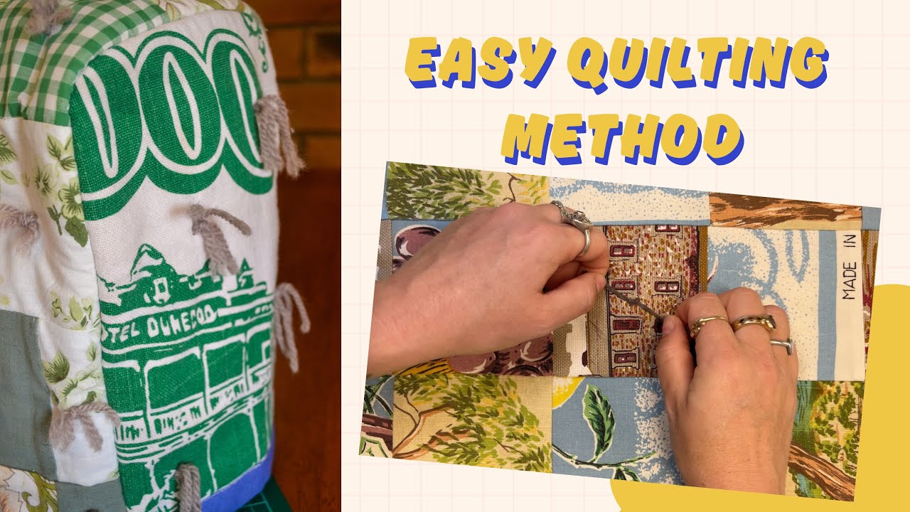 Hand Tying Quilts: Easy Quilting Method for Beginners - YouTube