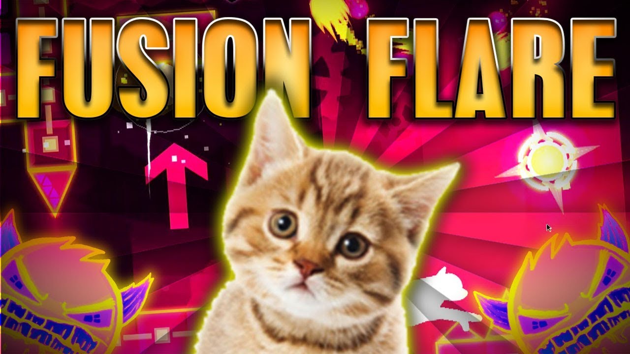Fusion Flare (Weekly Demon #11) - Skitten (Geometry Dash 2.1) - YouTube