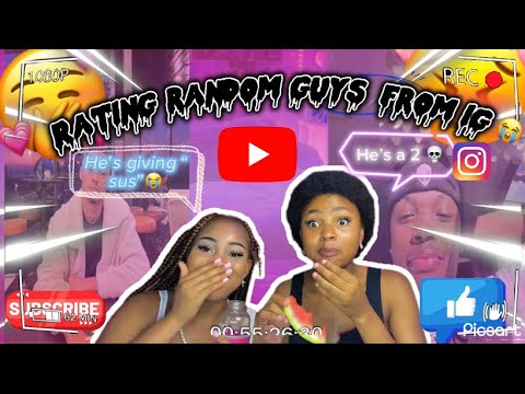 Rating Random Guys From Instagram 😍💅 - YouTube
