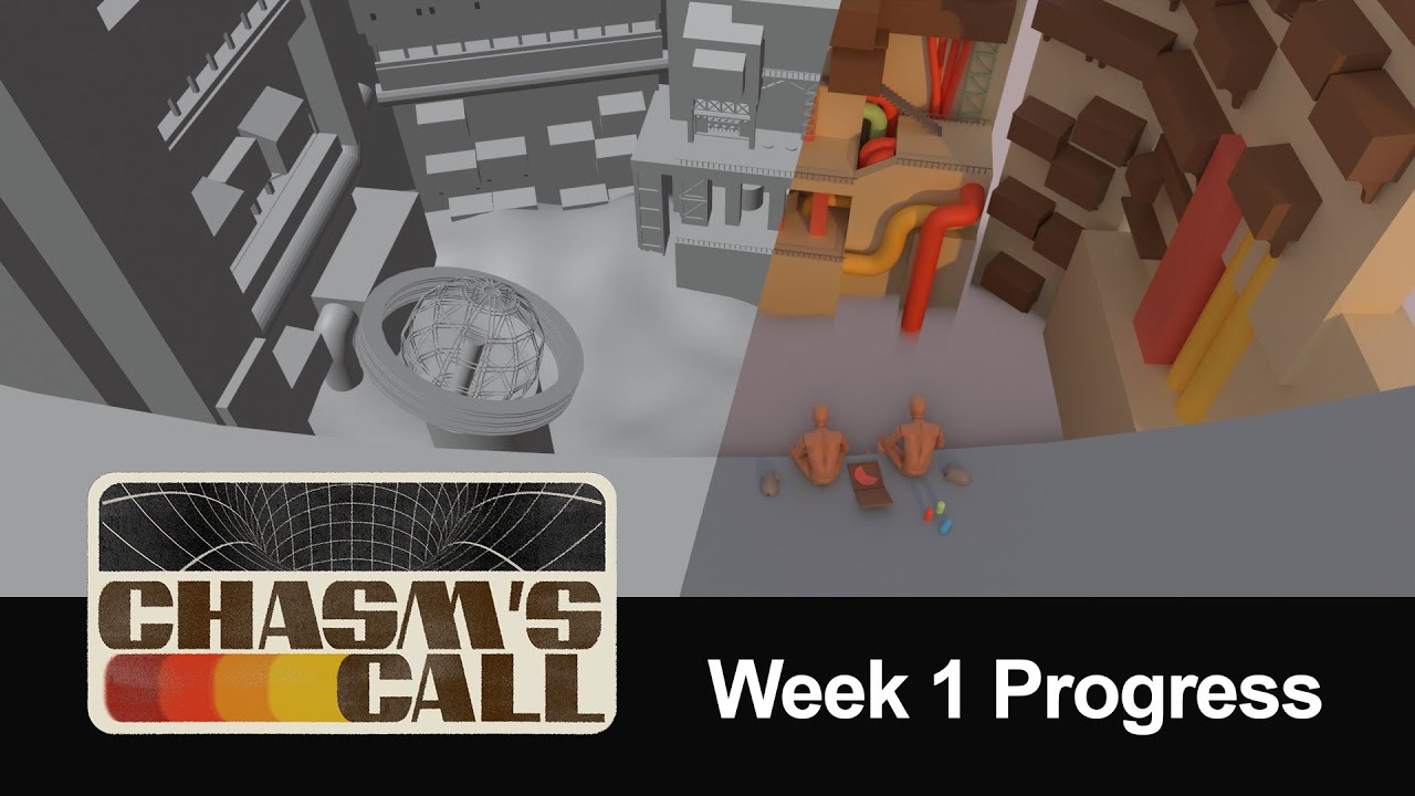 Chasm's Call 3D Challenge - Progress 1 - YouTube