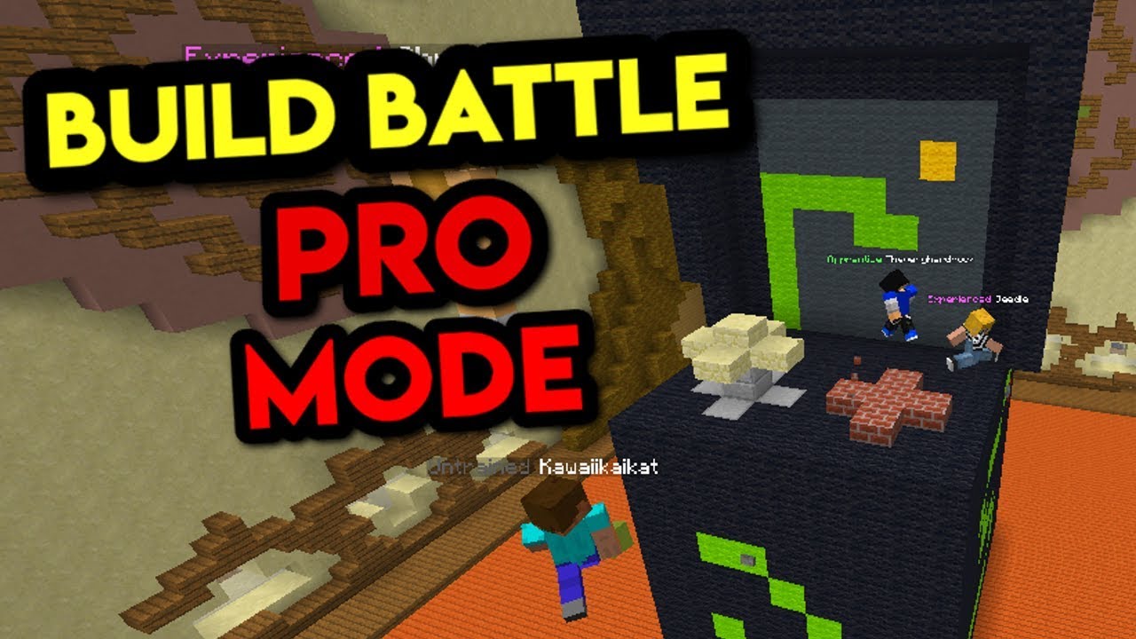PRO MODE NA BUILD BATTLE - Minecraft - YouTube