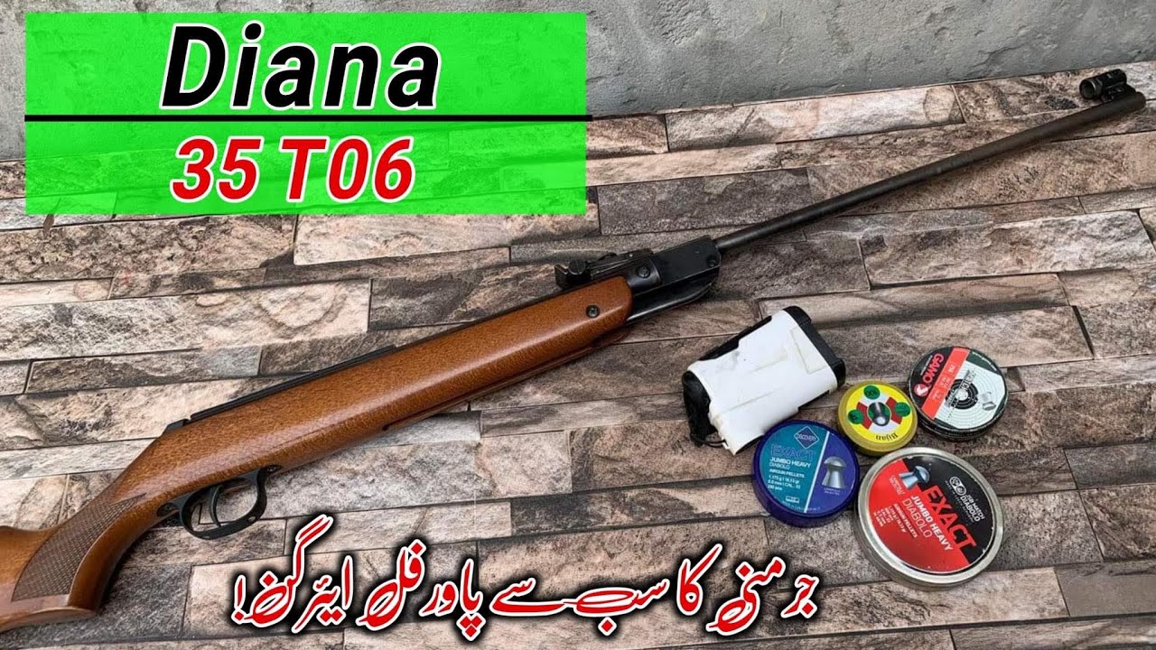 Diana 35 T06 Gen-2 5.5mm Full Review|Airguns Reviews|AirHunter PK - YouTube