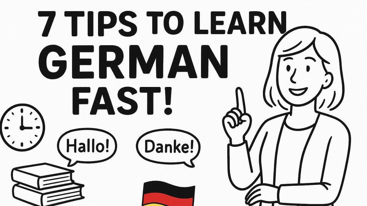 Learn German Super Fast With These 7 Tips - YouTube