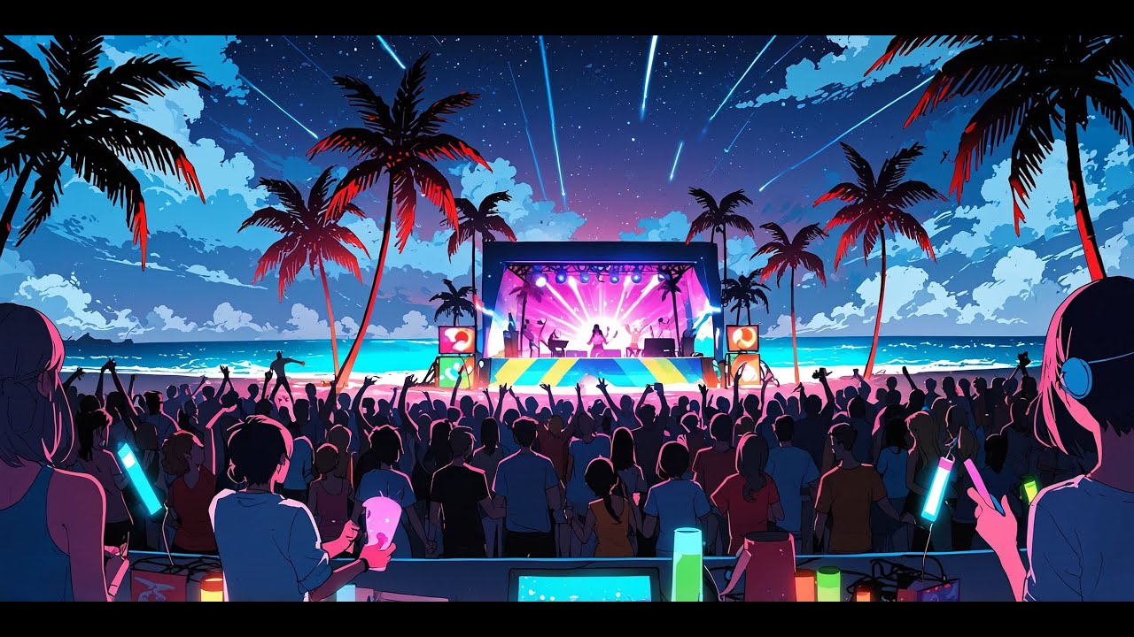 Electro Summer Nights: Beach Party Vibes - YouTube