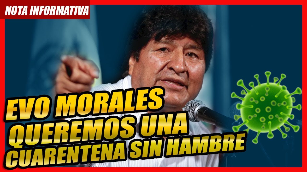 馃敶 Entrevista A Evo Morales Sobre Los Nuevos Sucesos Ante La Crisis