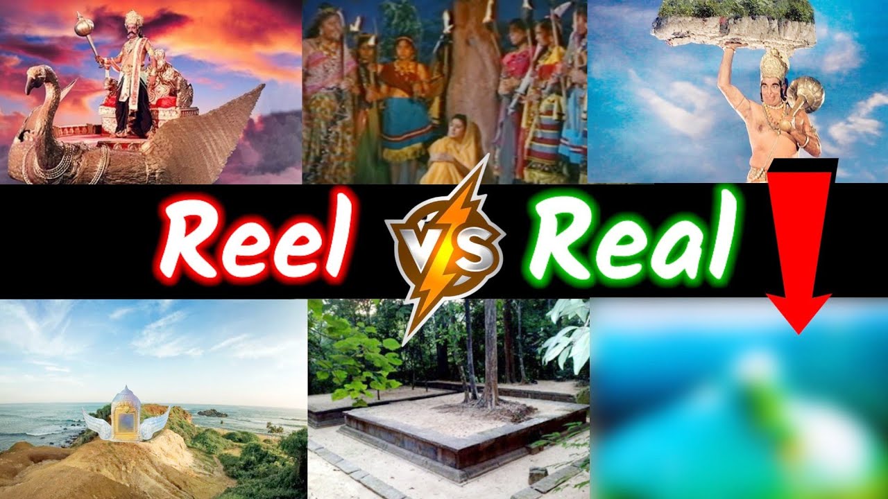 🔥Ramayan Reel Vs Real | Ramayan real Life Places | Ramayan Real Proofs ...
