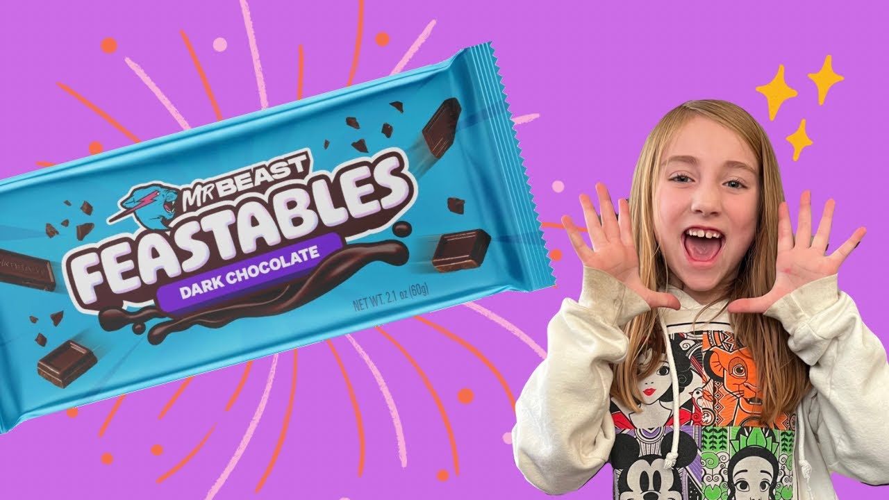 Feastables! Trying Mr beast chocolate for the first time! - YouTube