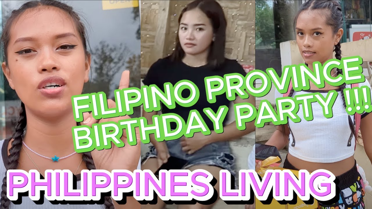 🇵🇭Filipino Birthday Party Food Cake Traditional Province Philippines ...