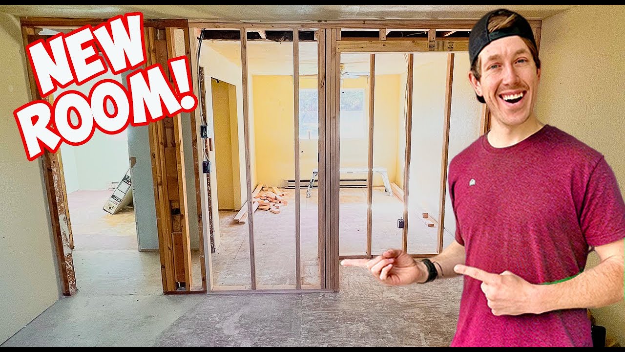 Adding Another Bedroom To My Fixer Upper! - YouTube