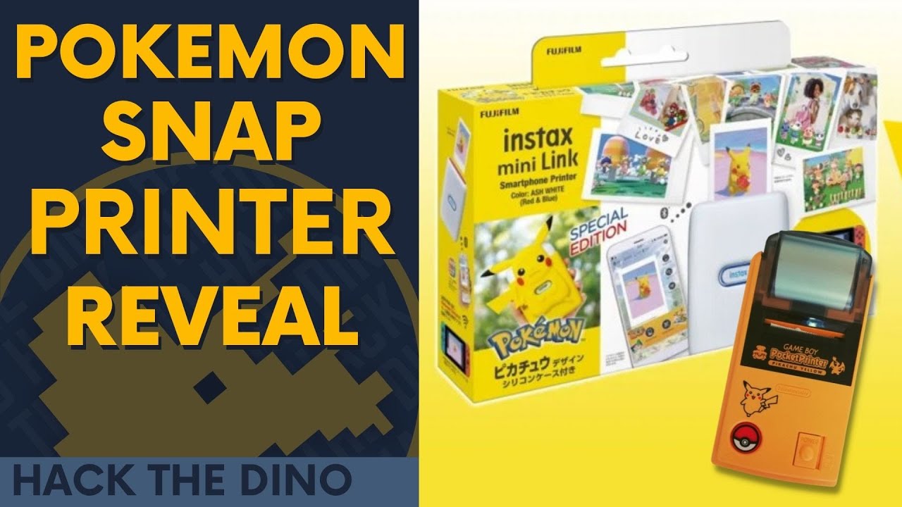 New Pokemon Snap Printer - YouTube