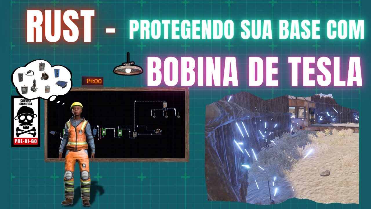 [RUST] PARTE 8 - BOBINA DE TESLA - Guia de Elétrica e Automação - YouTube