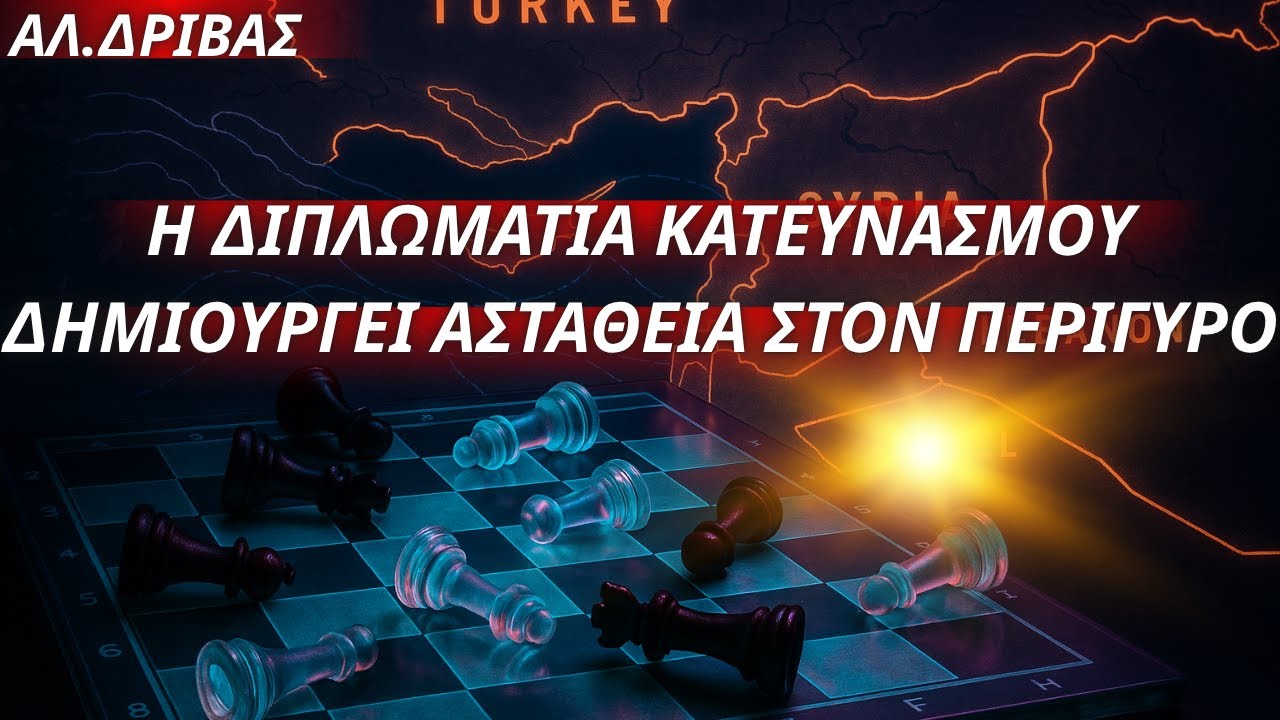 Αλέξανδρος Δρίβας: Η ελληνική κατευναστική διπλωματία δημιουργεί ...