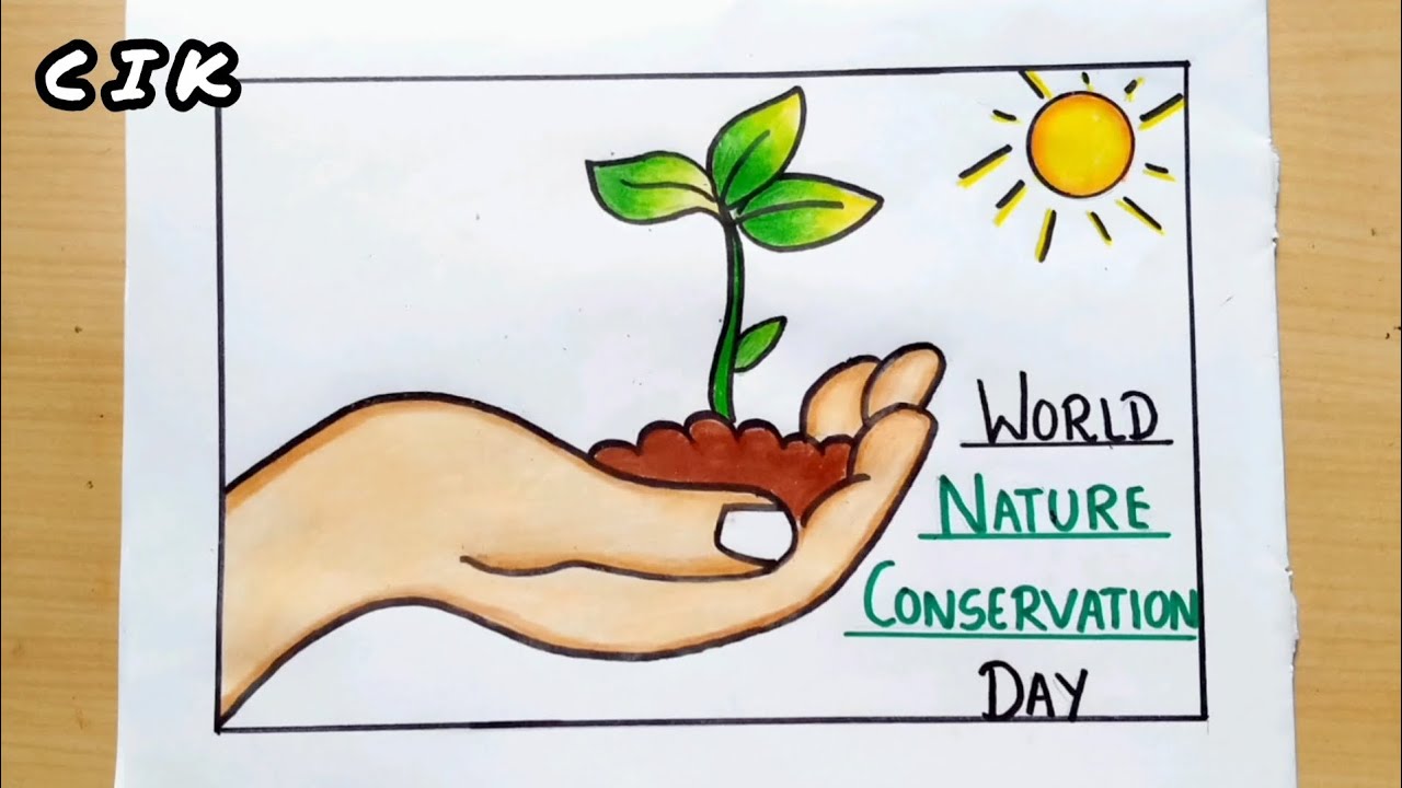 World Conservation day Drawing | World Nature Conservation day Drawing ...