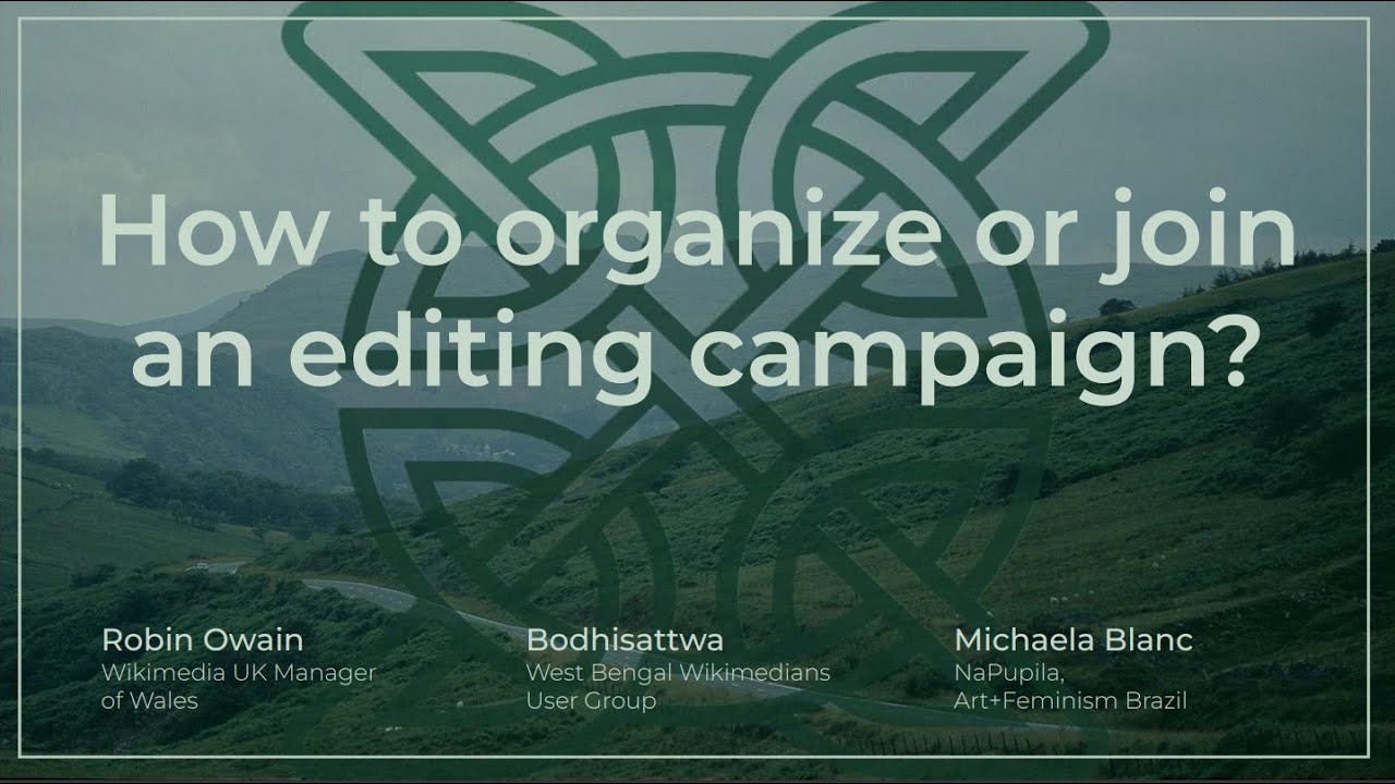 How to organize or join an editing campaign? - YouTube