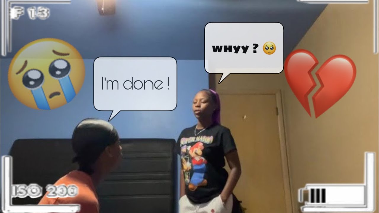 Breaking Up Prank On Girlfriend Emotional Youtube