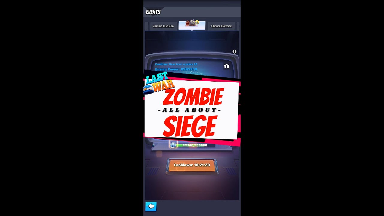 LAST WAR - ZOMBIE SIEGE [ENGLISH VERSION] - YouTube