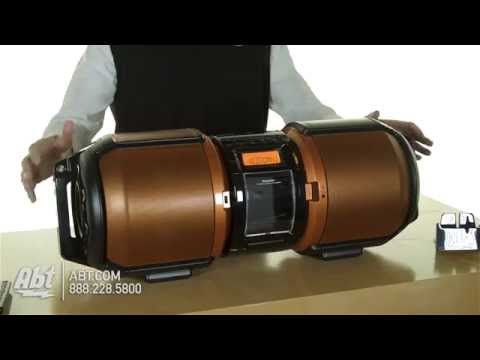 Sharp Portable Boombox GXM10 Overview