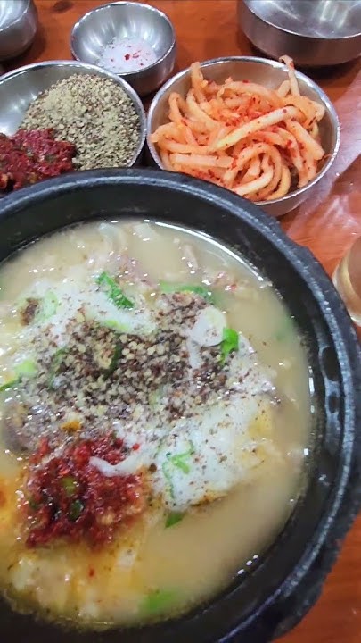 순대국 순대국밥 순대국맛집 머릿고기 수육 맛집탐방 Youtube