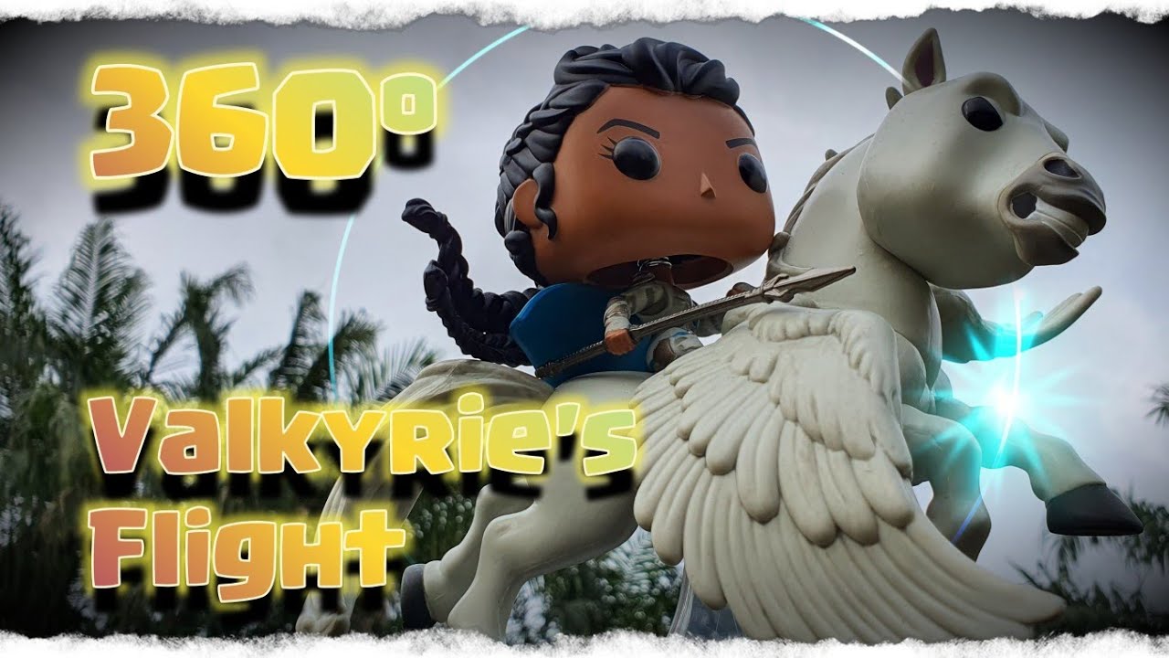 360°Funko pop! #86 Valkyrie's Flight (pop! Rides) - YouTube