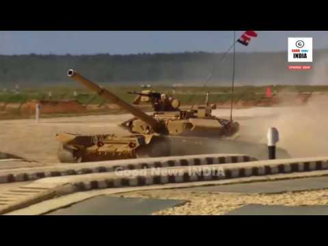 The longest and highest tank jump — It's «flying T90» - YouTube