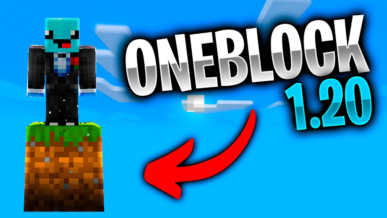 Cómo jugar ONEBLOCK 1.20 en Minecraft | Todas las versiones - YouTube