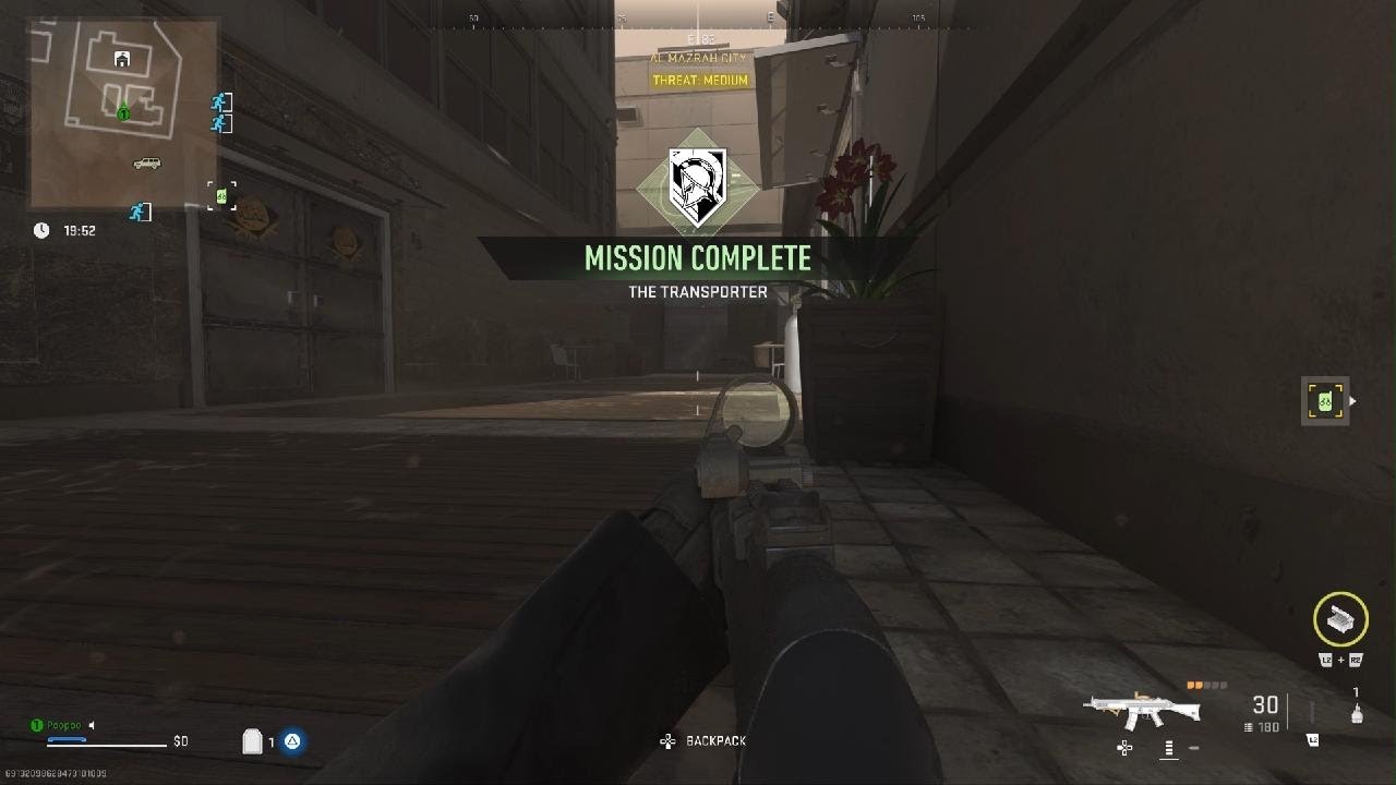 DMZ Easiest Way To Complete Transporter Mission - YouTube