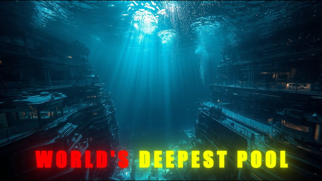 How Engineers Built the World's Deepest Pool in Dubai - YouTube