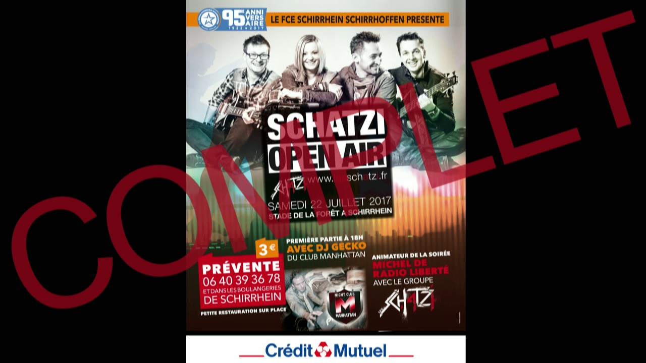 Schatzi Open Air COMPLET - Les Schatzi - YouTube