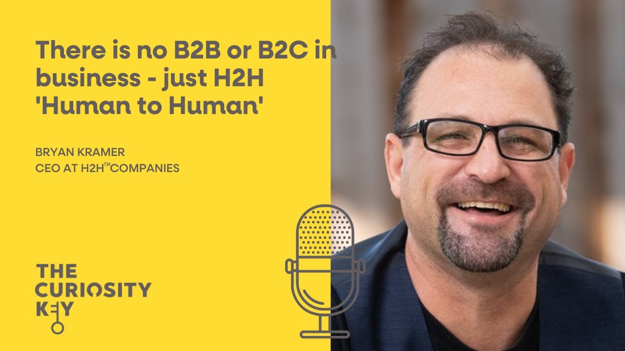 There is no B2B or B2C in business - just H2H 'Human to Human' with ...