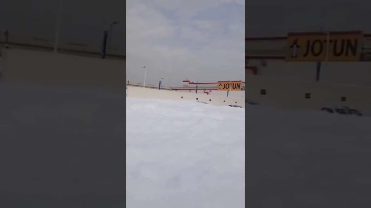 Snow in Abha - YouTube