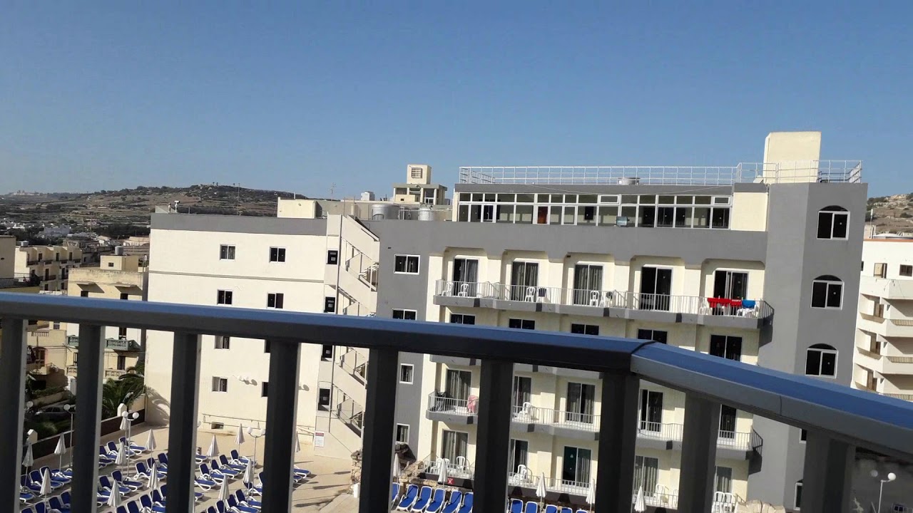 Topaz hotel .bugibba. Malta - YouTube